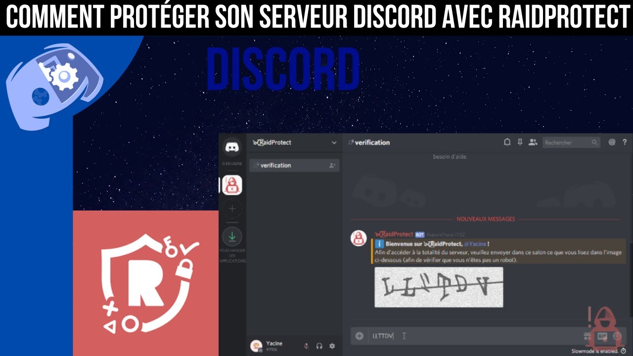 comment bien protéger son serveur discord avec (Raidprotect) - YouTube