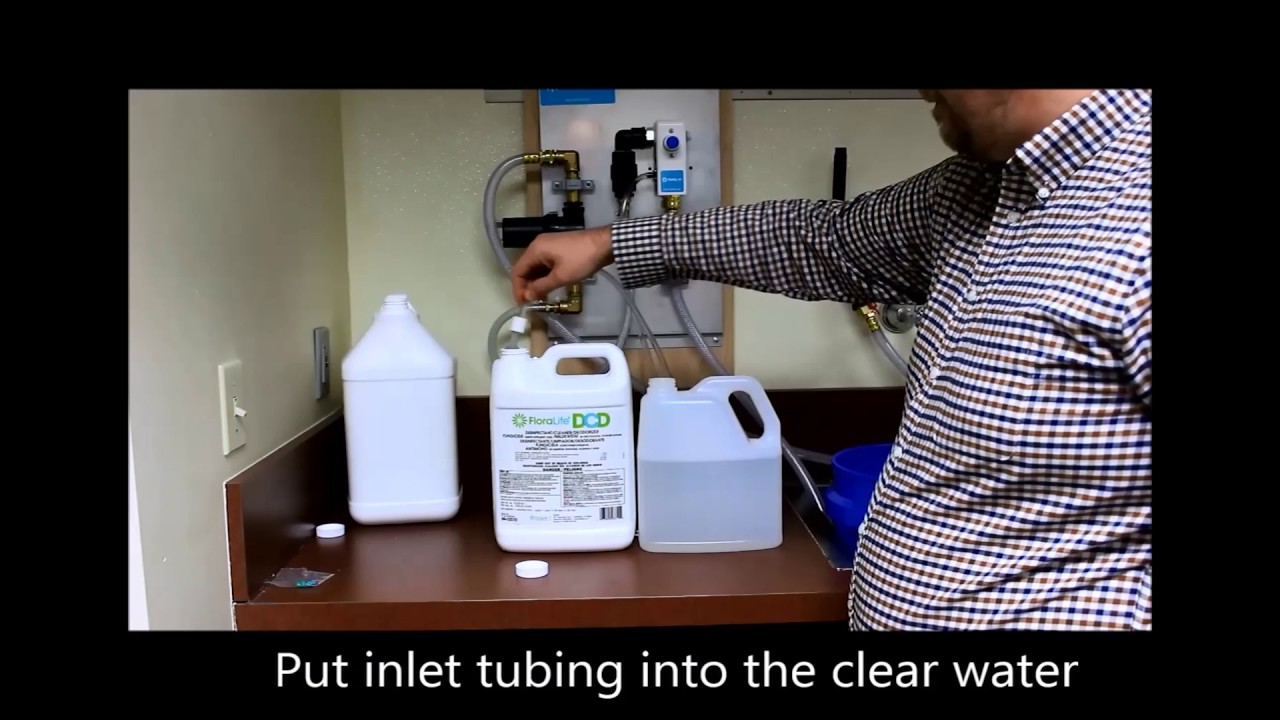 The Blend Center Dosing System Proper Cleaning with D.C.D. - YouTube