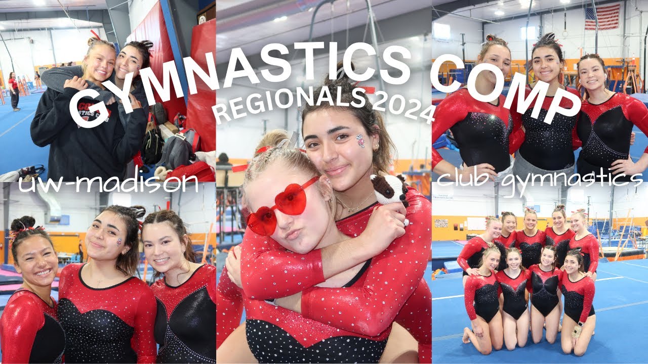 UW-MADISON CLUB GYMNASTICS REGIONALS 2024 | spend the day with me ...