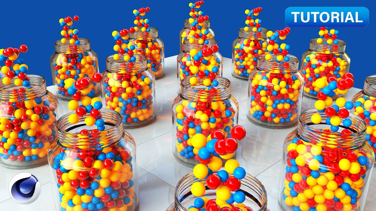 Cinema 4D Tutorial Beginner - Candy Animation - YouTube