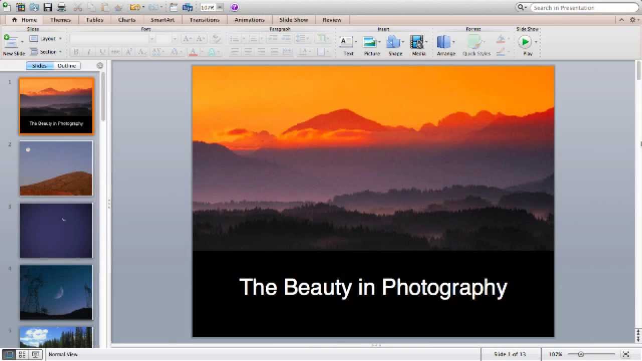 Add Audio that plays through your entire presentation - YouTube