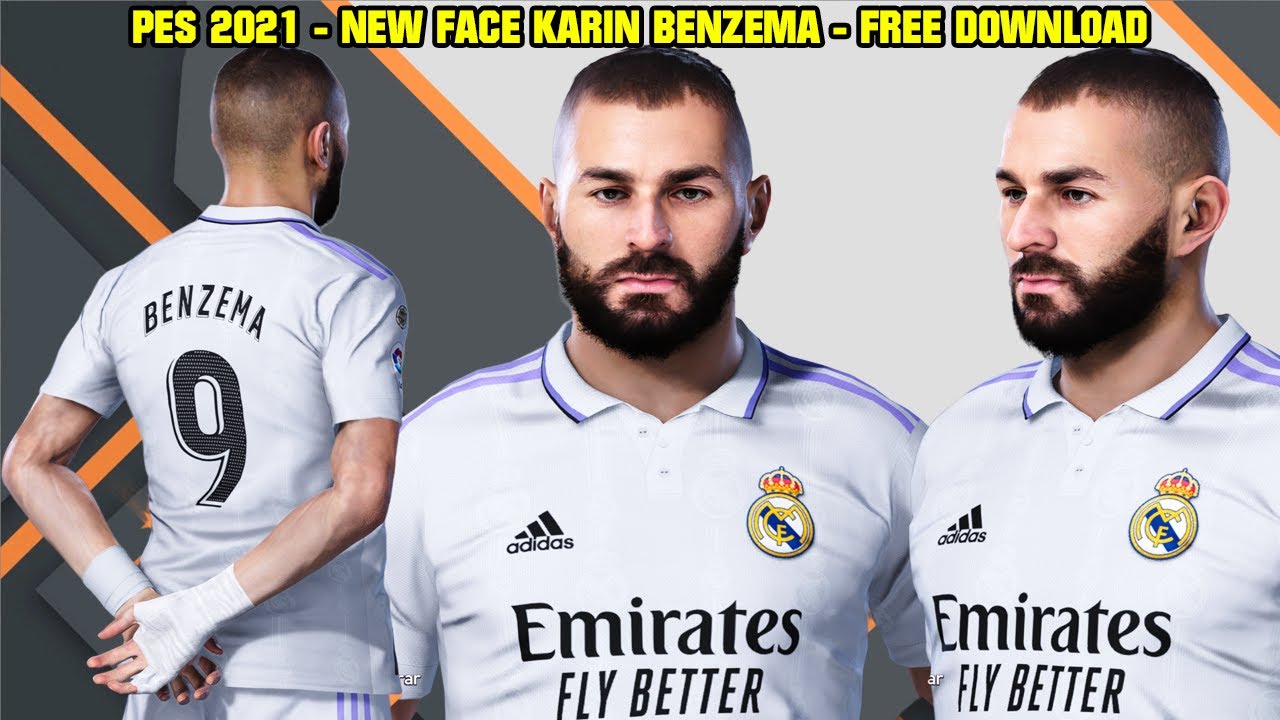PES 2021 - NEW FACE AND HAIR KARIM BENZEMA - 4K - YouTube