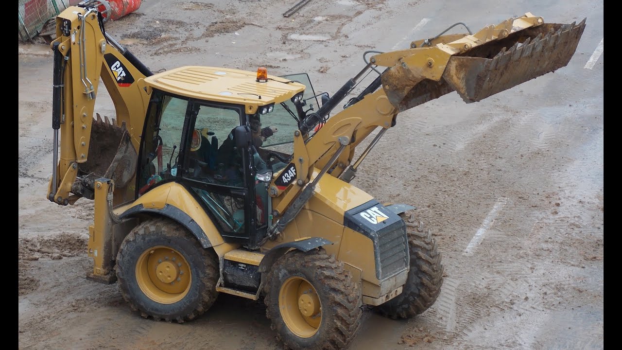 Cat 434F - YouTube
