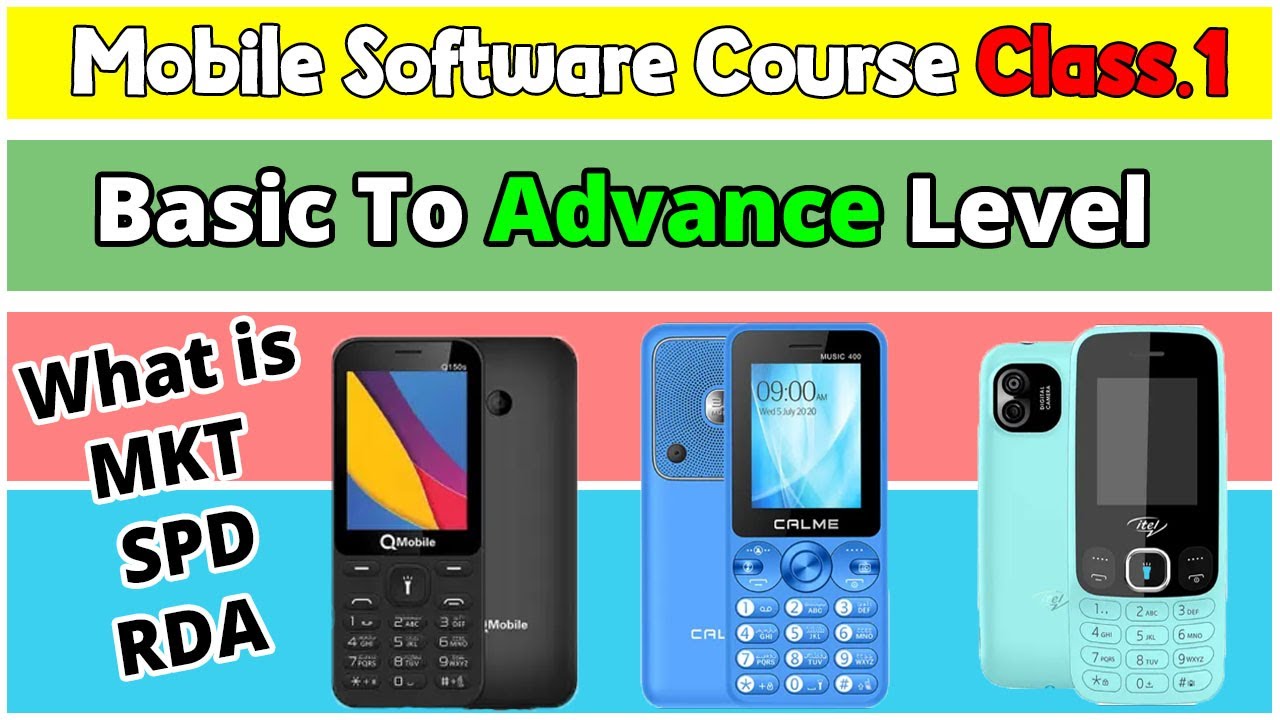 Mobile Software Course Class 1 Basic To Advance Level What is MTK SPD ...