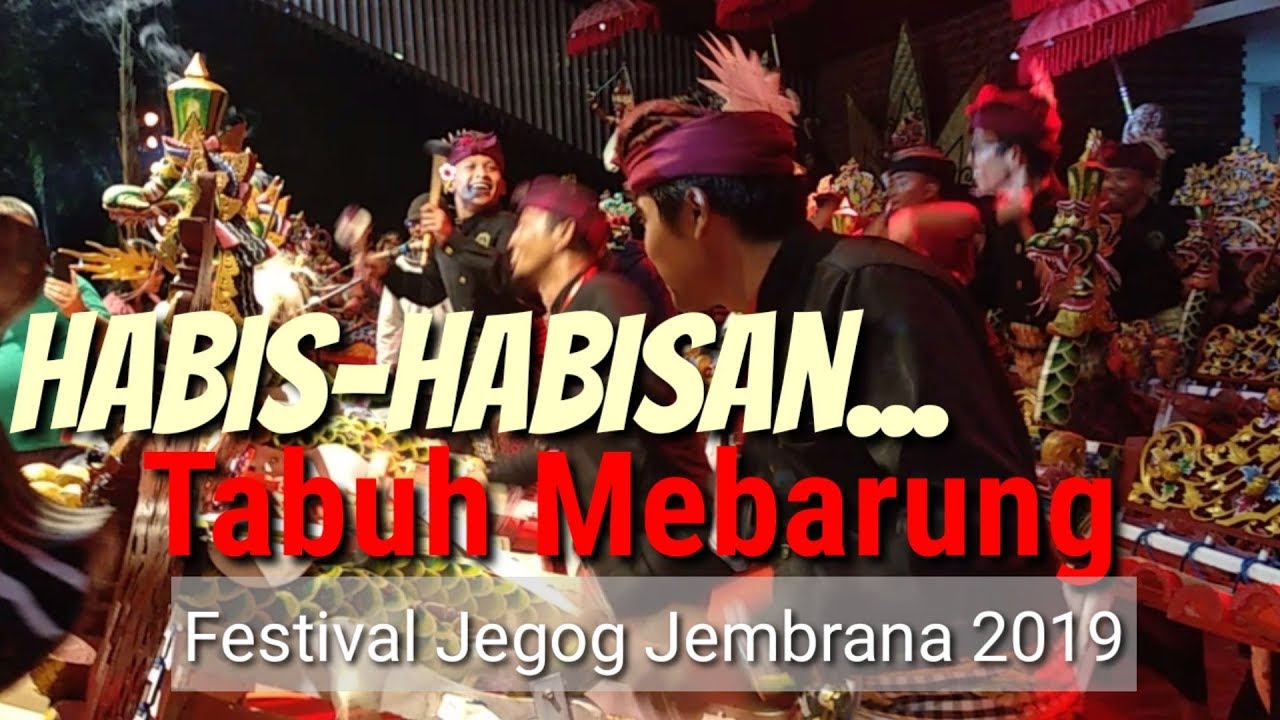 JEGOG MEBARUNG DI FESTIVAL JEGOG JEMBRANA 2019 - YouTube