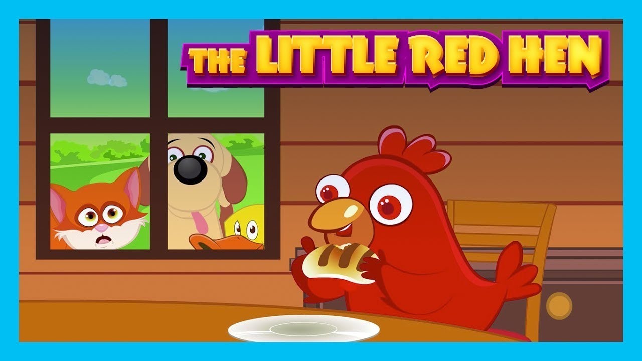THE LITTLE RED HEN - STORY FOR KIDS || English Stories - Kids Hut ...