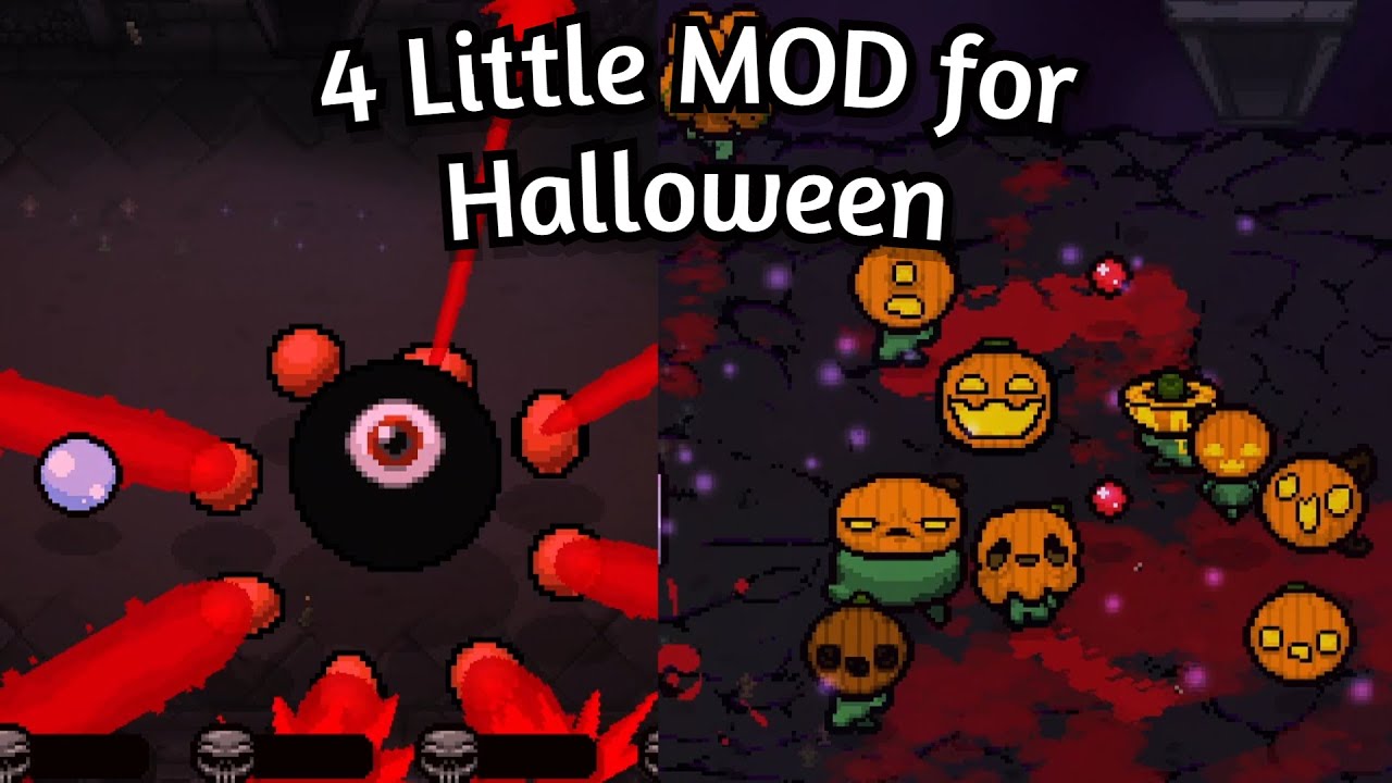 4 Little Mod For HALLOWEEN TBOI : Repentance | Mods In A Shorts Part 6 ...