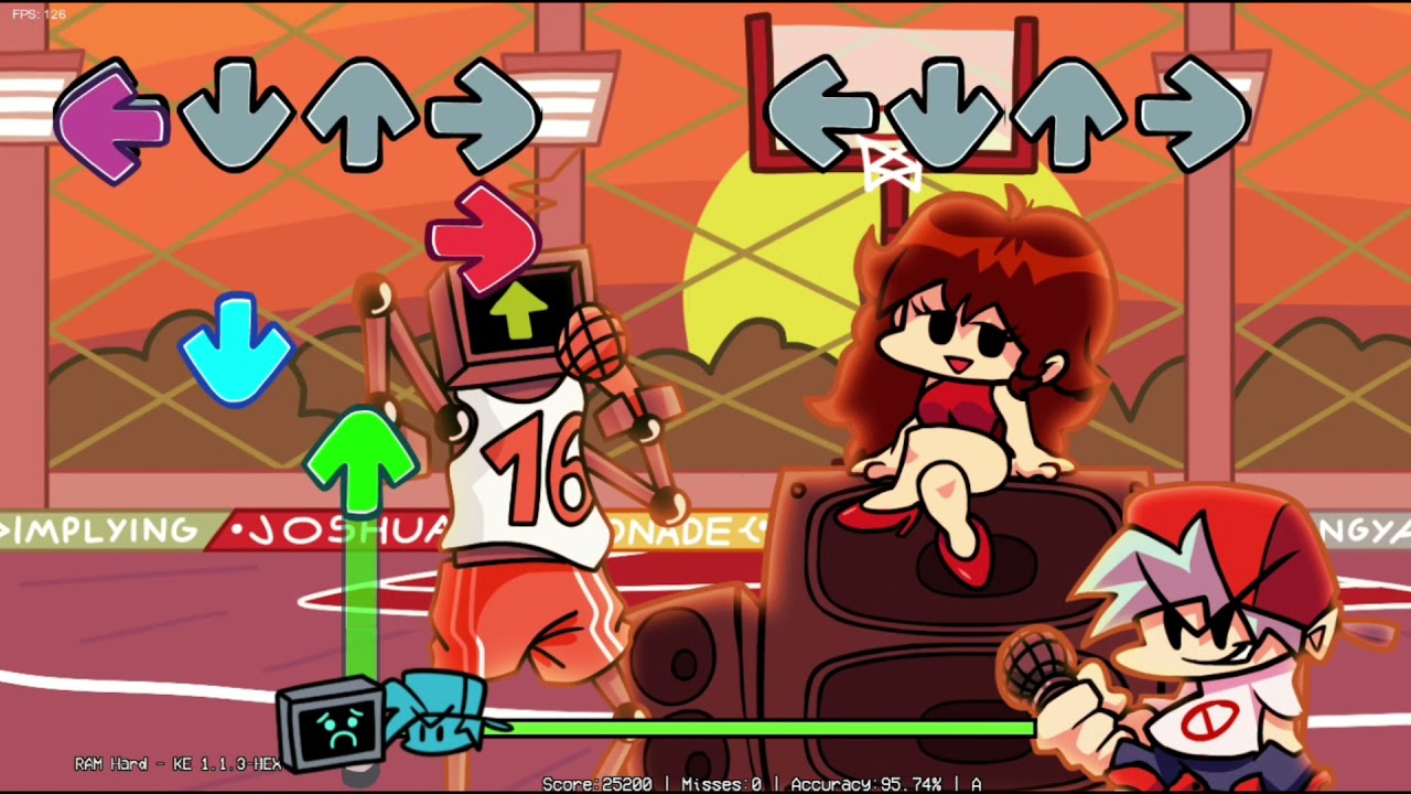 FNF Mod VSHex 🖥 Ram 🖥 level Hard - YouTube