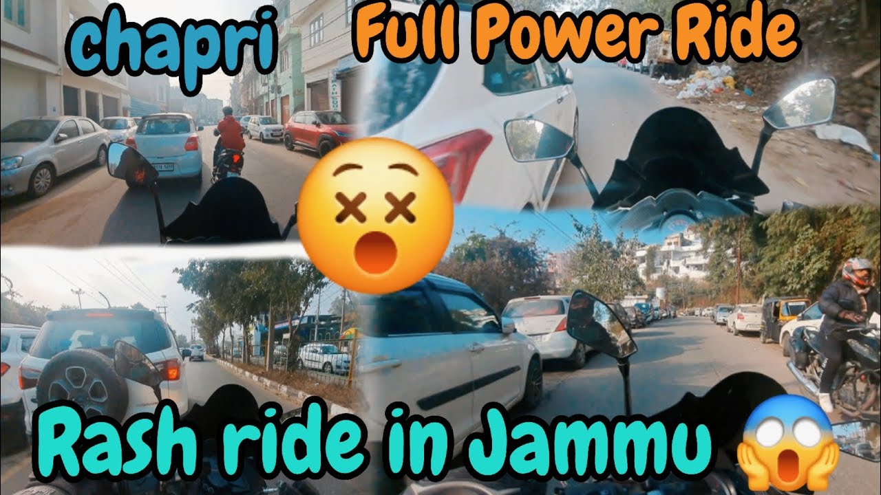 Rash Ride In Jammu City😵🥵 || Fullpower . Ntorq Chapri K sath Race 😛 ...