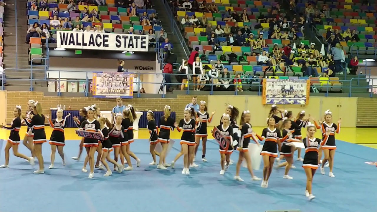 hhs - hoover cheer 7a - ahsaa cheer championship 2018 - YouTube
