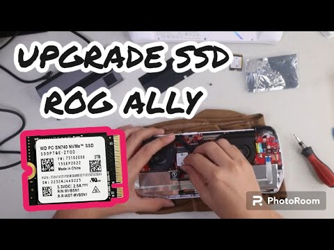 CARA UPGRADE MENGGANTI INTERNAL SSD ROG ALLY - YouTube