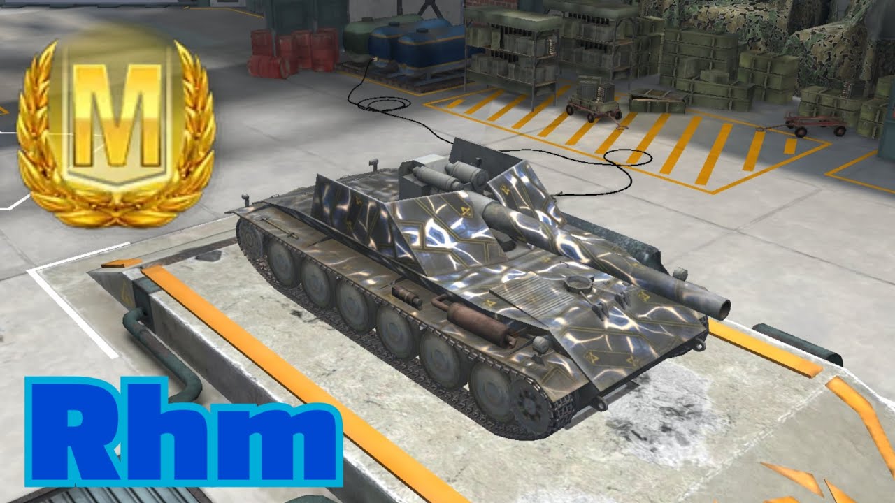 Wot blitz: Rhm.-B. WT Mastery(4356DMG 2Kills) - YouTube
