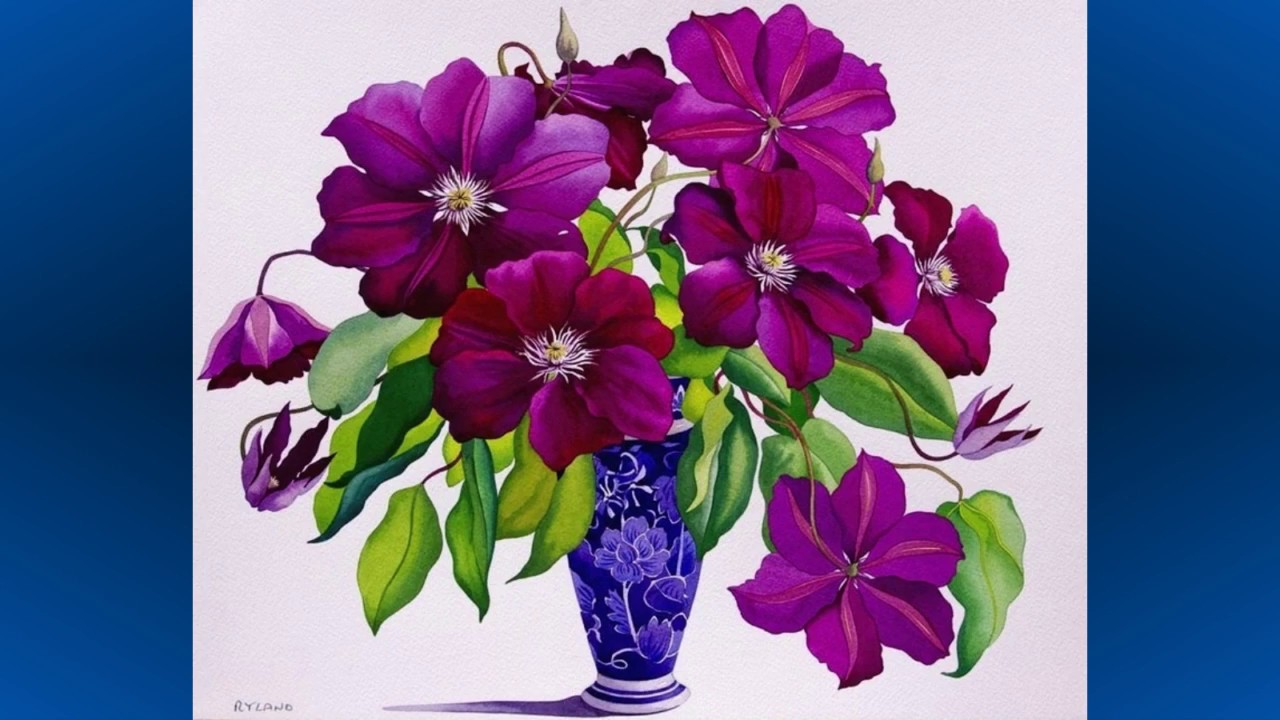 Christopher Ryland акварели - YouTube