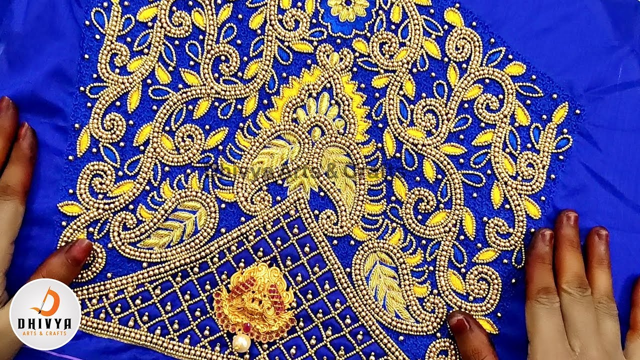 aari work blouse designs | bridal blouse design | aari work for ...
