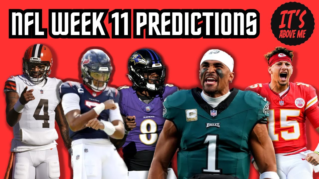 Week 11 NFL Picks, Predictions Chiefs vs Chiefs Monday Night Football ...