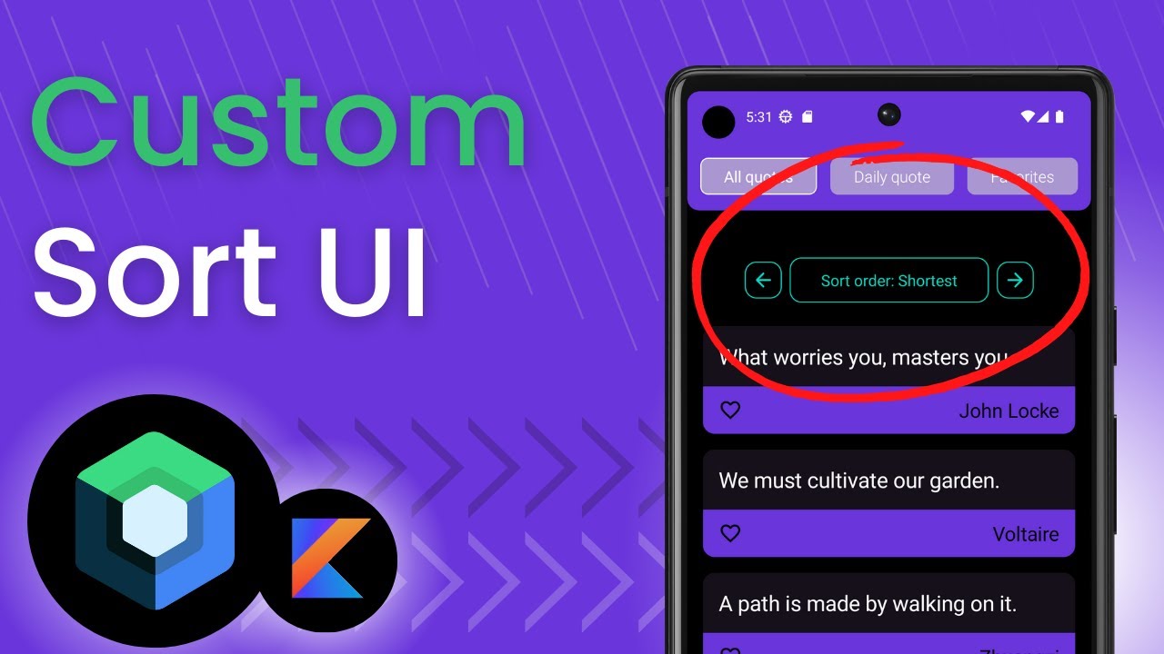 Custom Lazycolumn Sort Ui Jetpack Compose Youtube