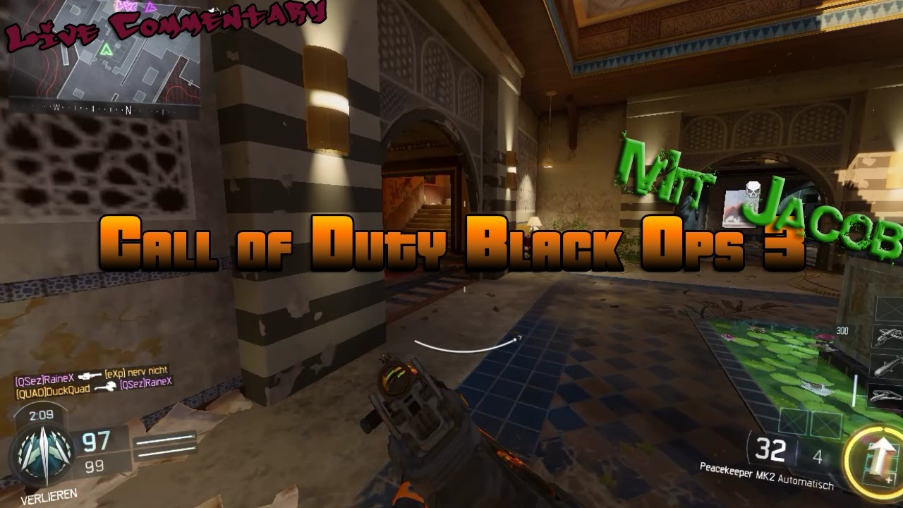 [GER]Call of Duty Black Ops 3 Live Commentary | mit Jacob | Peace ...