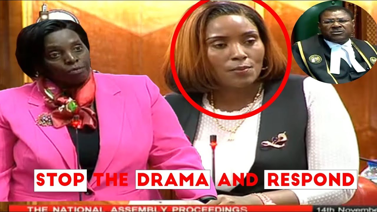 FIREWORKS in Parliament!!! Machakos County MP lectures Thika MP Alice ...