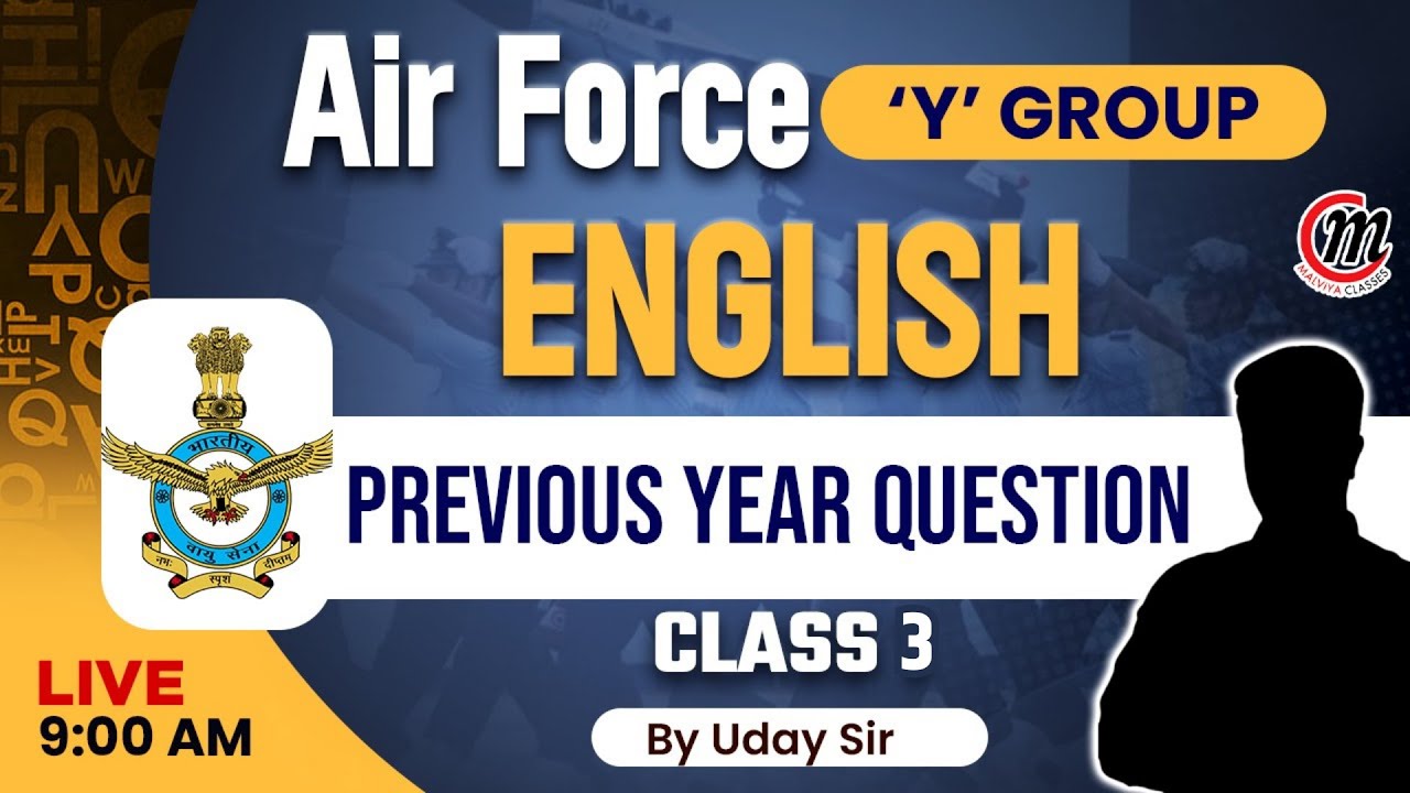 Air Force Y Group English Class 3 | Air Force English Y Group | Air ...