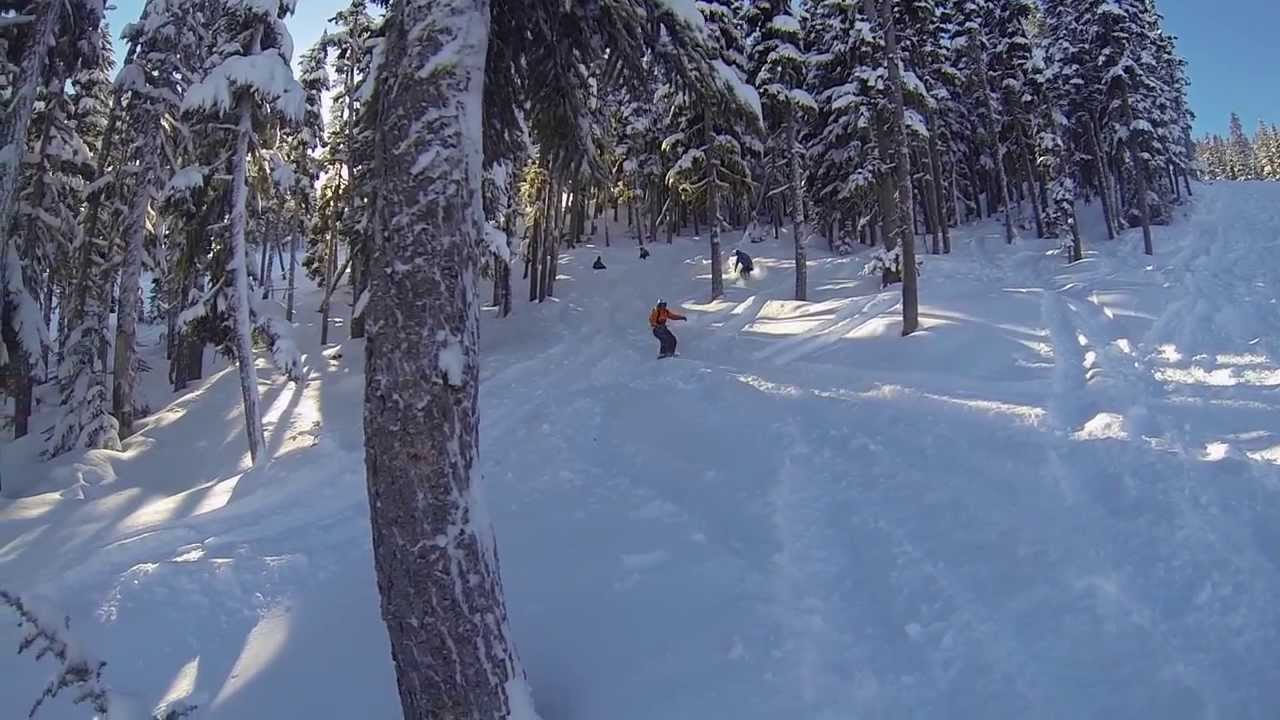 Fresh tracks @ Whistler (snowboarding / GoPro) - YouTube