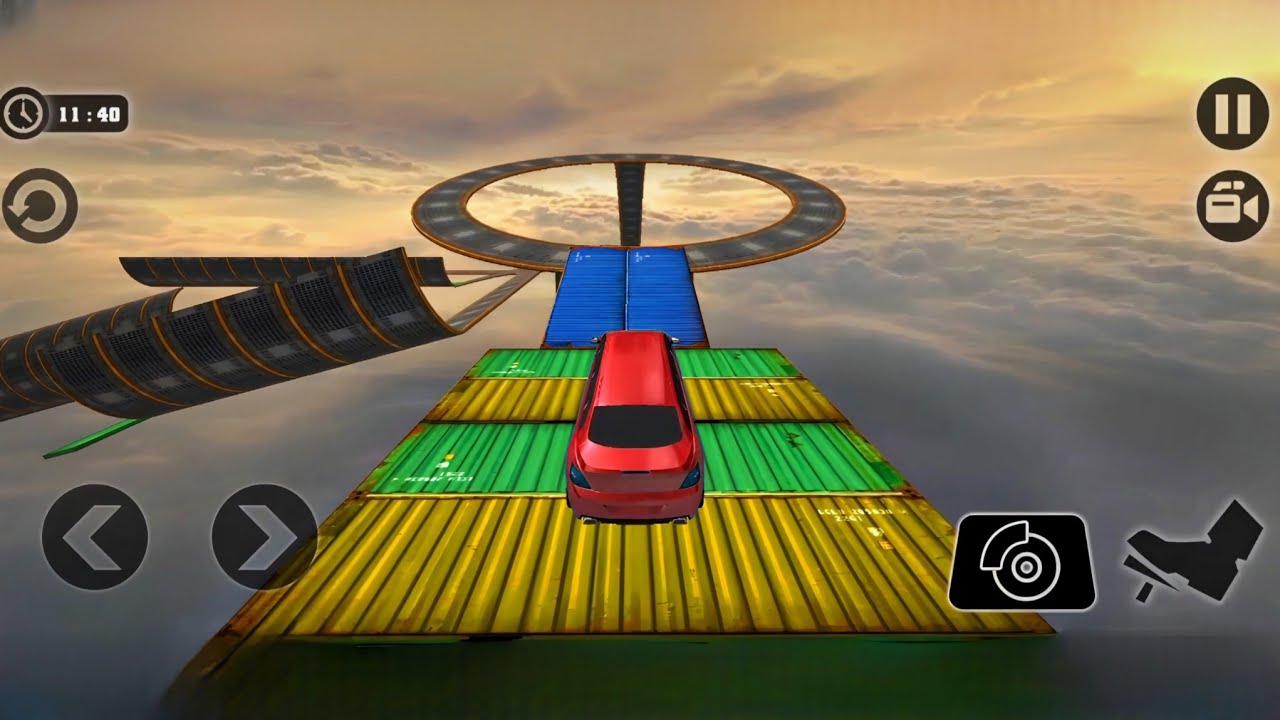 Impossible Tracks Car Stunts - Sky Ramp Car Driving - Android Gameplay ...