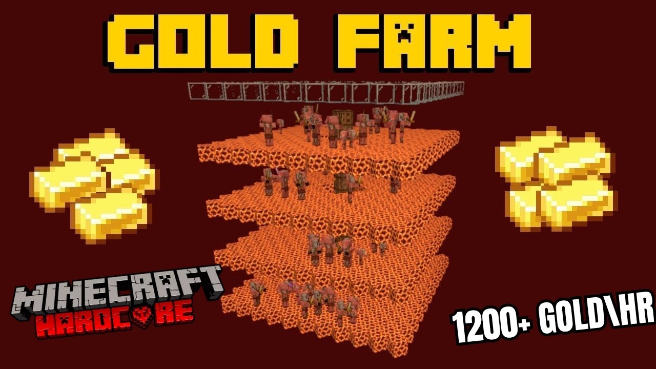 I Build An Amazing *GOLD FARM* | Minecraft Hardcore Gameplay - YouTube