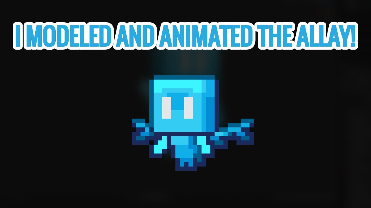 I modeled and rigged the Allay Minecraft Mob just to make this one ...