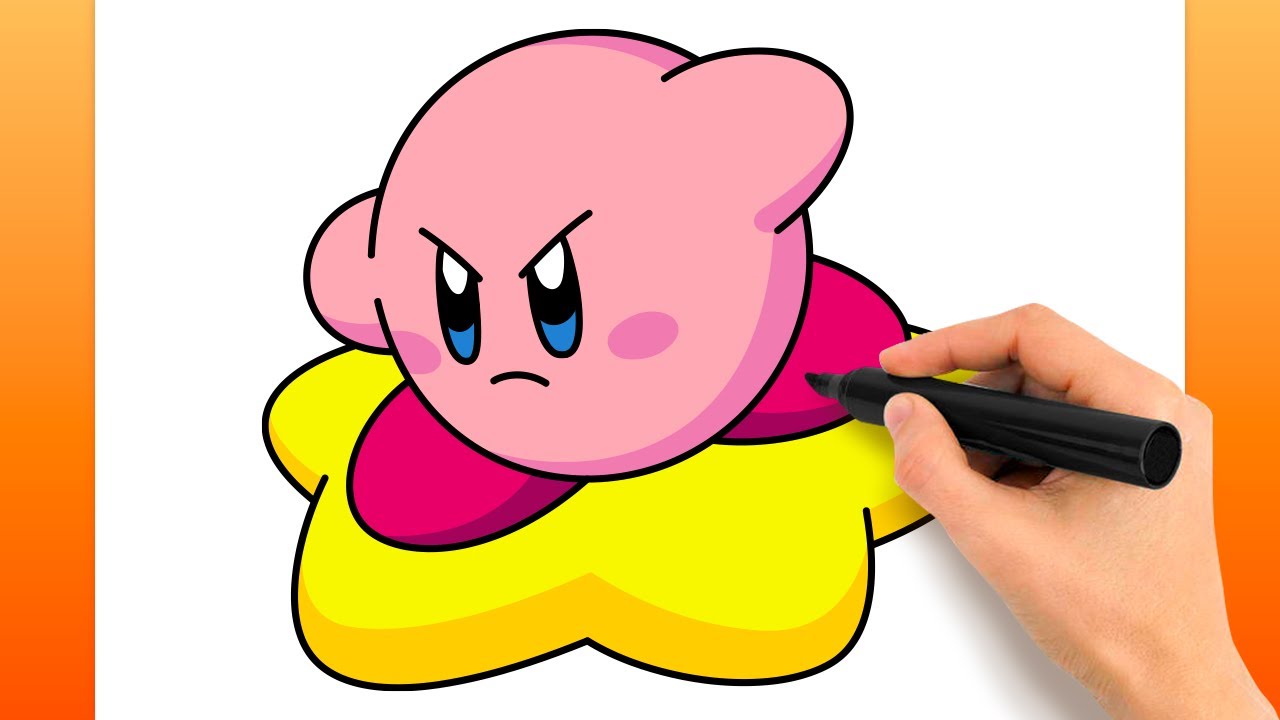 Comment Dessiner Kirby (Tutoriel De Dessin Facile) - YouTube