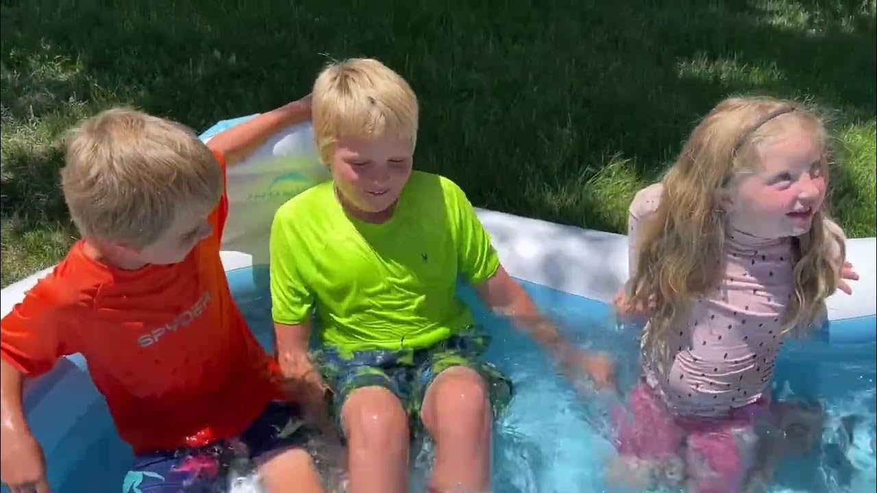 Inflatable Pool - YouTube