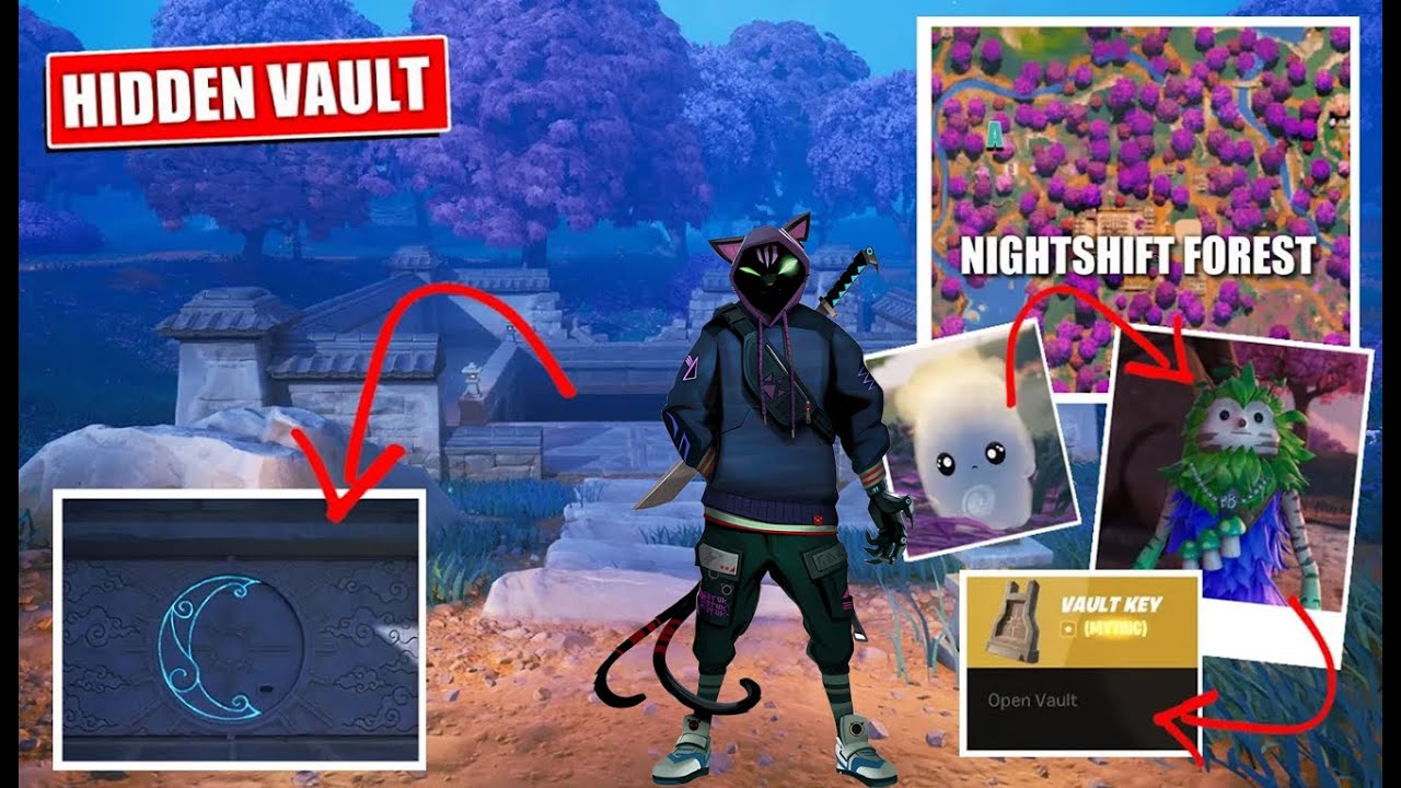 How to get into the *HIDDEN* Nightshift forest Vault - YouTube