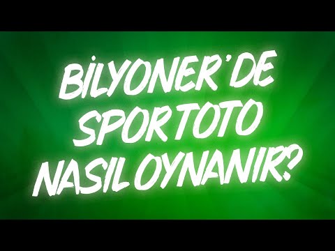 Bilyoner'de Spor Toto Nasıl Oynanır?