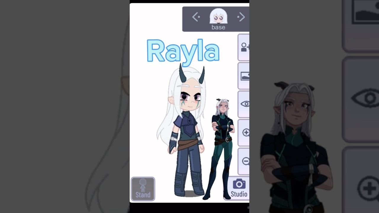 Rayla in gacha (tags) #gacha #thedragonprince #rayla #gachaclub #capcut ...