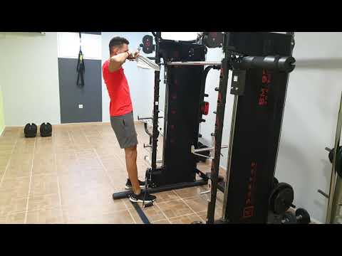 FACE PULL CON TOALLA - YouTube