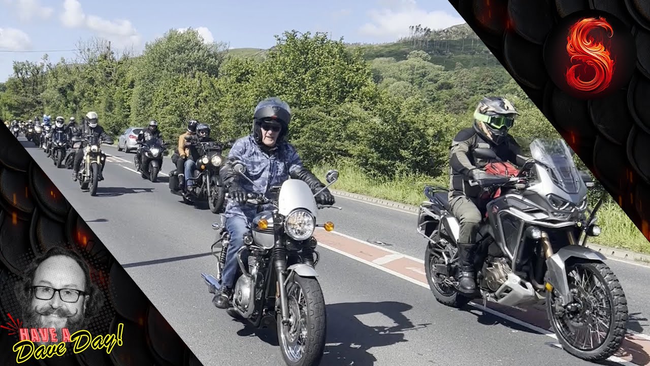 Dave Day | Over 50,000 riders ride towards Barrow down the A590 - YouTube