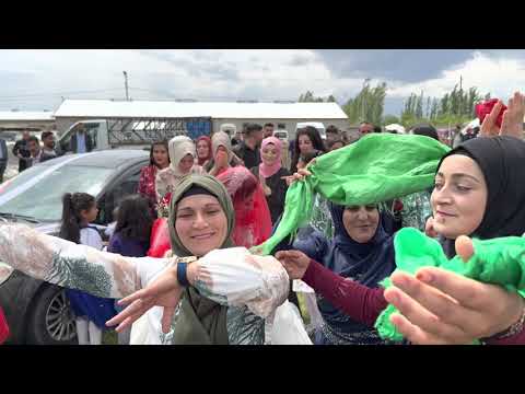 Gelin böyle karşılanır işte ramazankent ığdır aralık