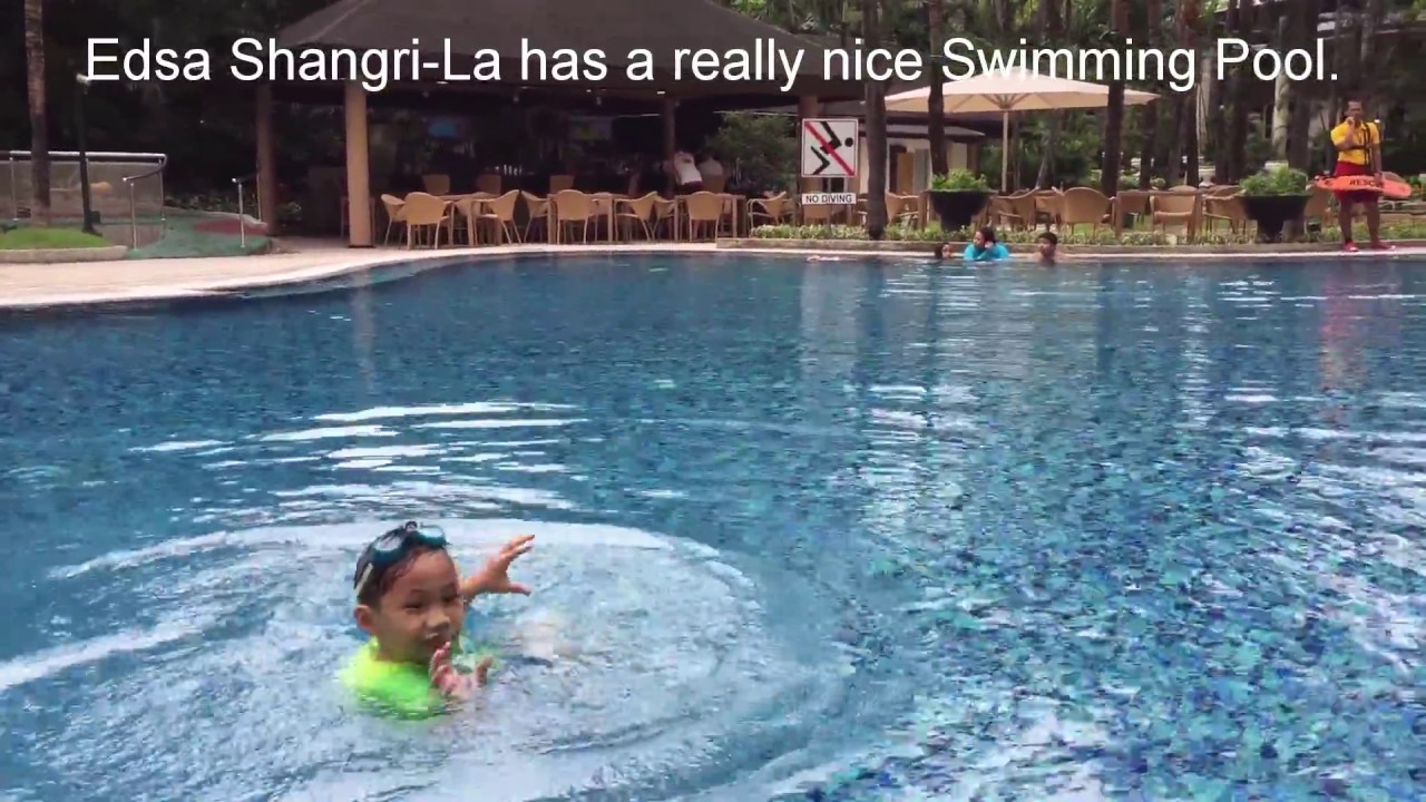 Edsa Shangrila Manila Hotel Review (Deluxe Tower Room) and Pool - YouTube