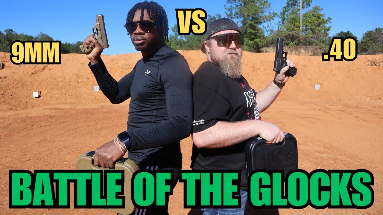 NEW Glock 19x VS Glock .40 | Glock Glock 3000 - YouTube