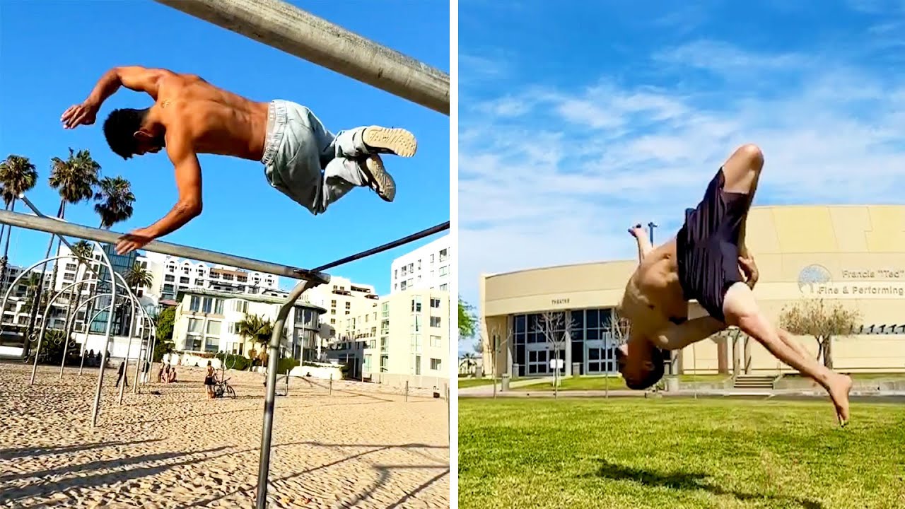 Crazy Tricking and Freerunning Flips Variations - YouTube