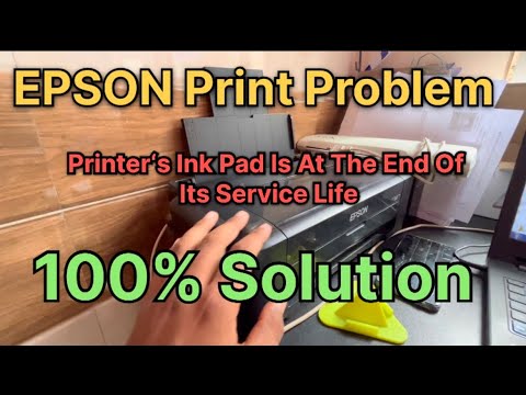 epson l130 ink pad is at the end of its service life epson l130 red ...