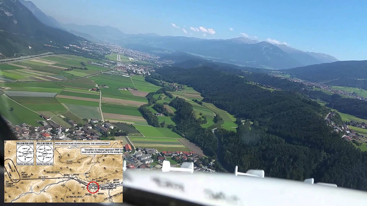 Innsbruck summer approach and landing - YouTube