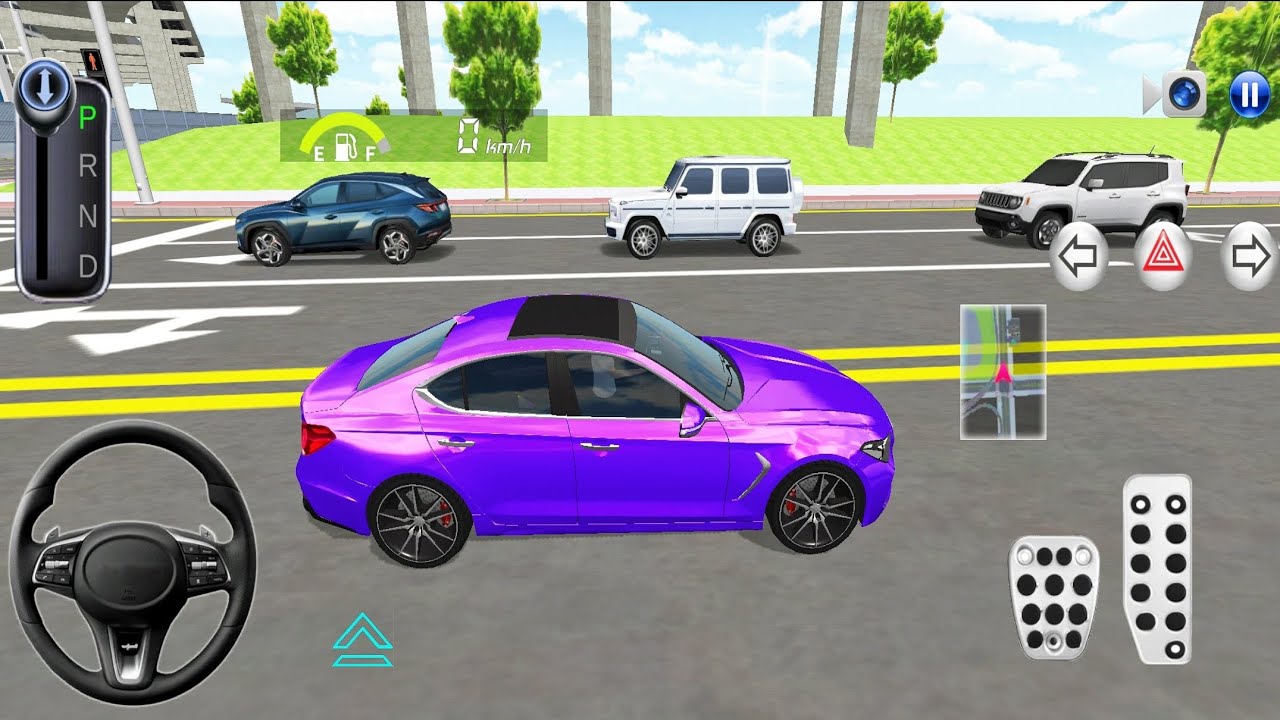 New purple colour Mercedes car driving games - new cars driving in 3d ...