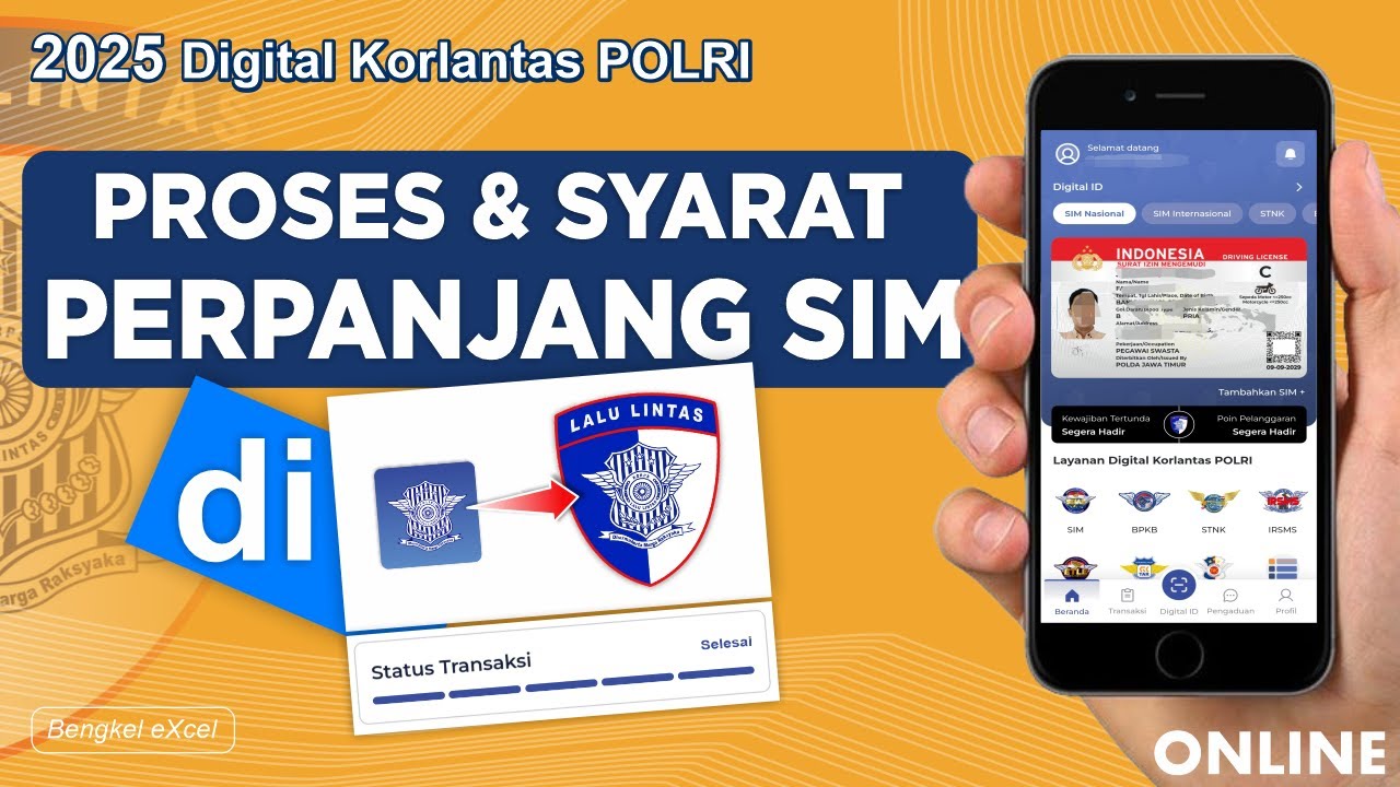 CARA PERPANJANG SIM ONLINE TERBARU 2025 | PROSES DAN SYARAT UPDATE 2025 ...