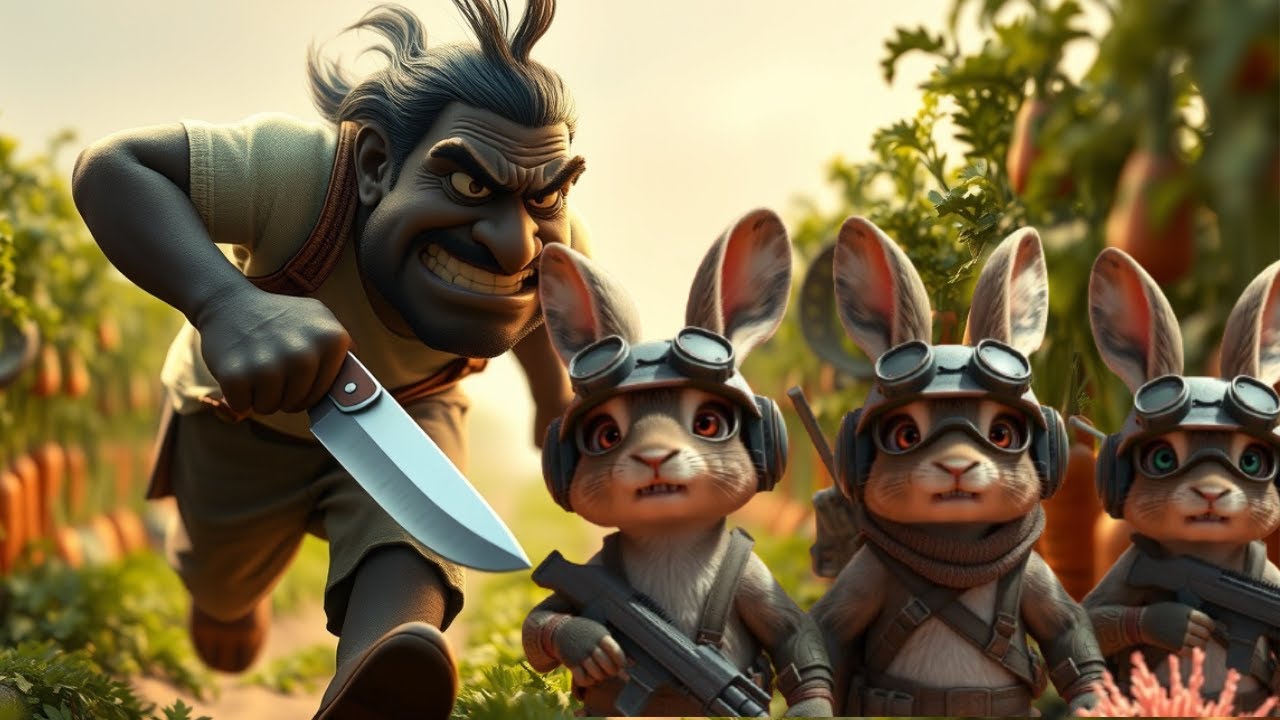 The Great Rabbit Heist A Carrot Caper | खरगोशों की बड़ी चोरी: गाजर का ...
