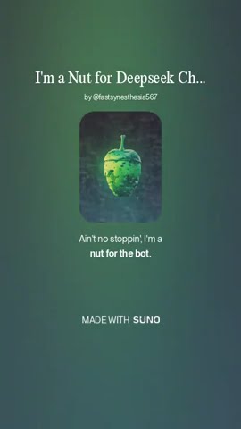 I'm a nut for Deepseek chatbot #Suno #ai #rap #song - YouTube