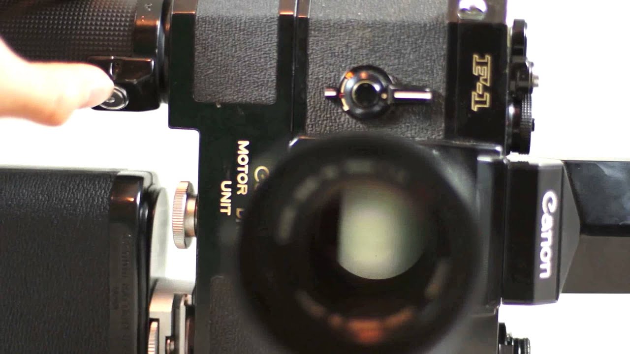 Rare Canon Motor Drive Unit Continuous shooting speed test - YouTube
