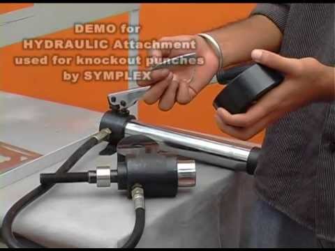 Hydraulic Punch Tool - YouTube