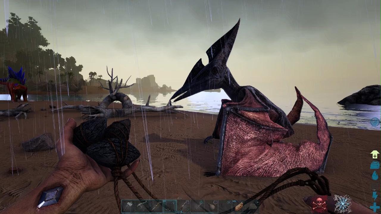 ARK: Survival Evolved tranq arrows are amazing - YouTube