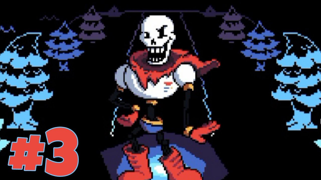 FIGHTING PAPYRUS IN SNOWDIN!!! Undertale: B&P - YouTube