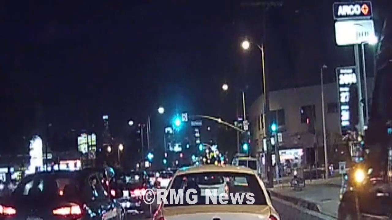 Dash cam footage of a meteor burning up in the atmosphere above ...
