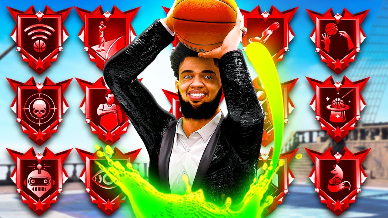 Using EVERY LEGENDARY BADGE on 1 Build... (nba 2k25) - YouTube
